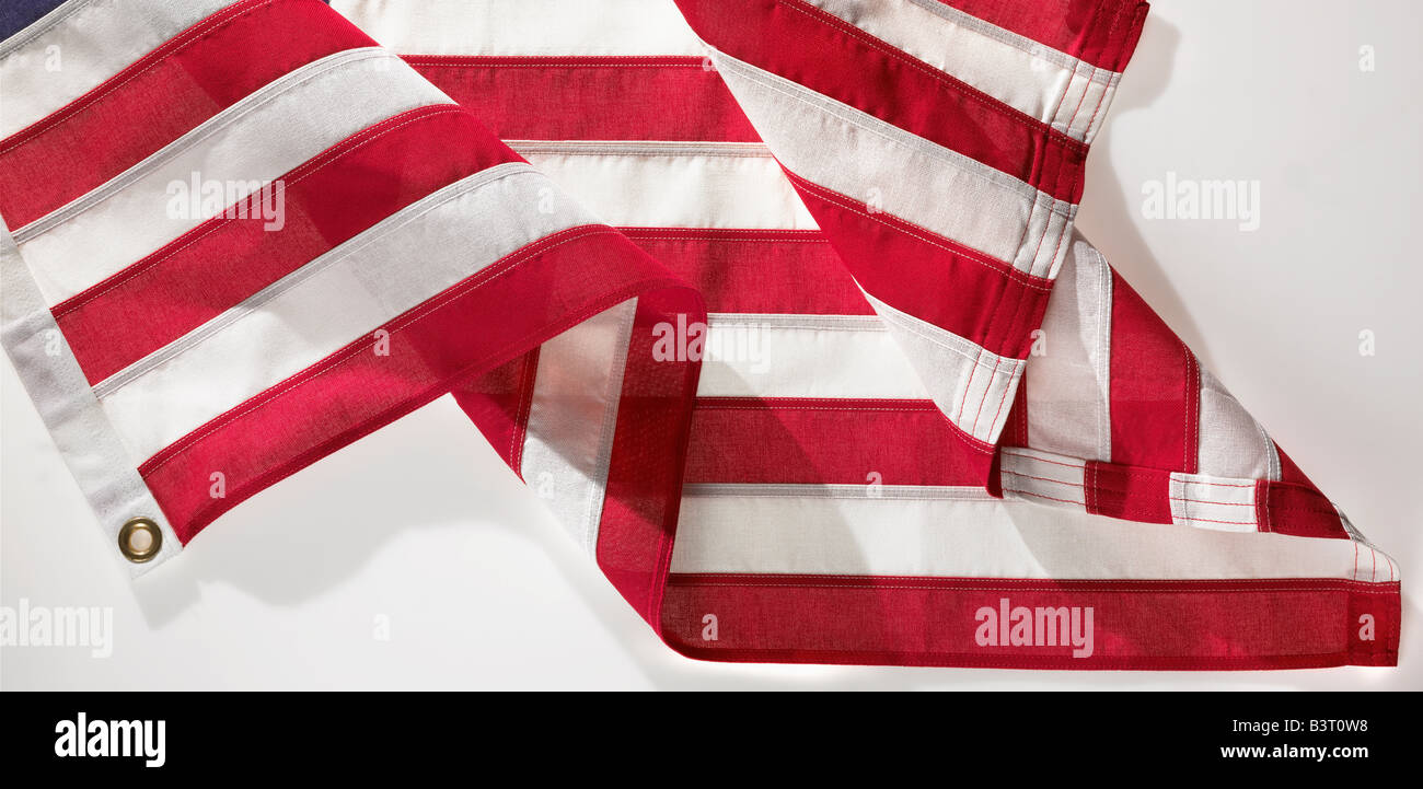 American Flag, Red and White Stripes Stock Photo - Alamy