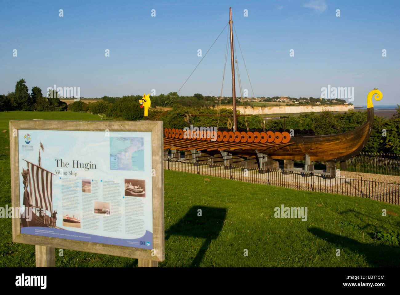 Europe UK england kent thanet ramsgate hugin viking ship Stock Photo ...