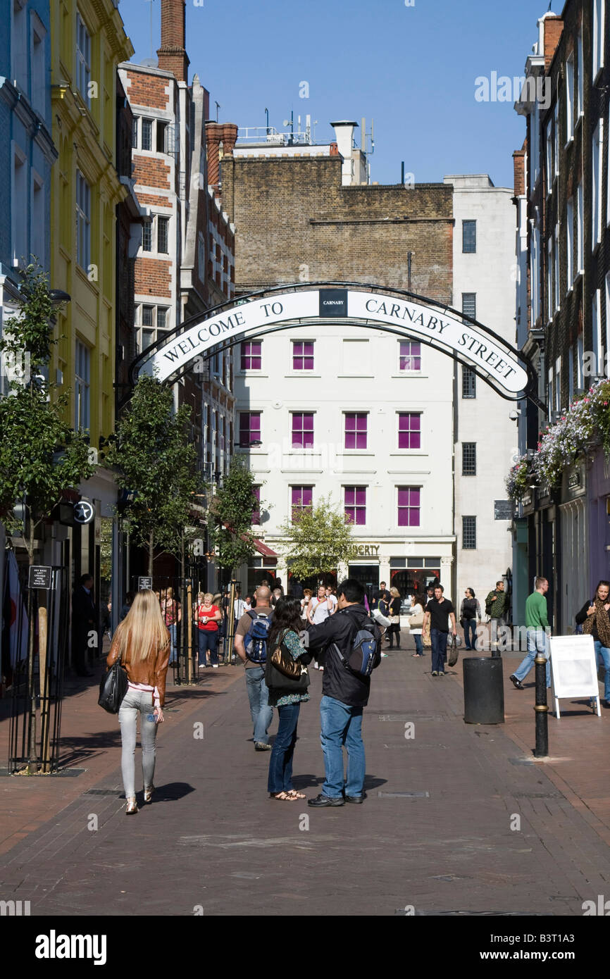 Carnaby Street soho central london england uk gb Stock Photo - Alamy