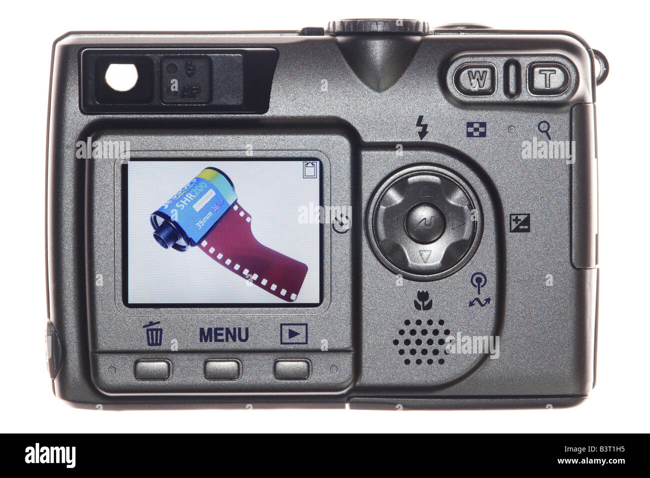 35mm Film Roll on Digital Camera Screen Stock Photo - Alamy