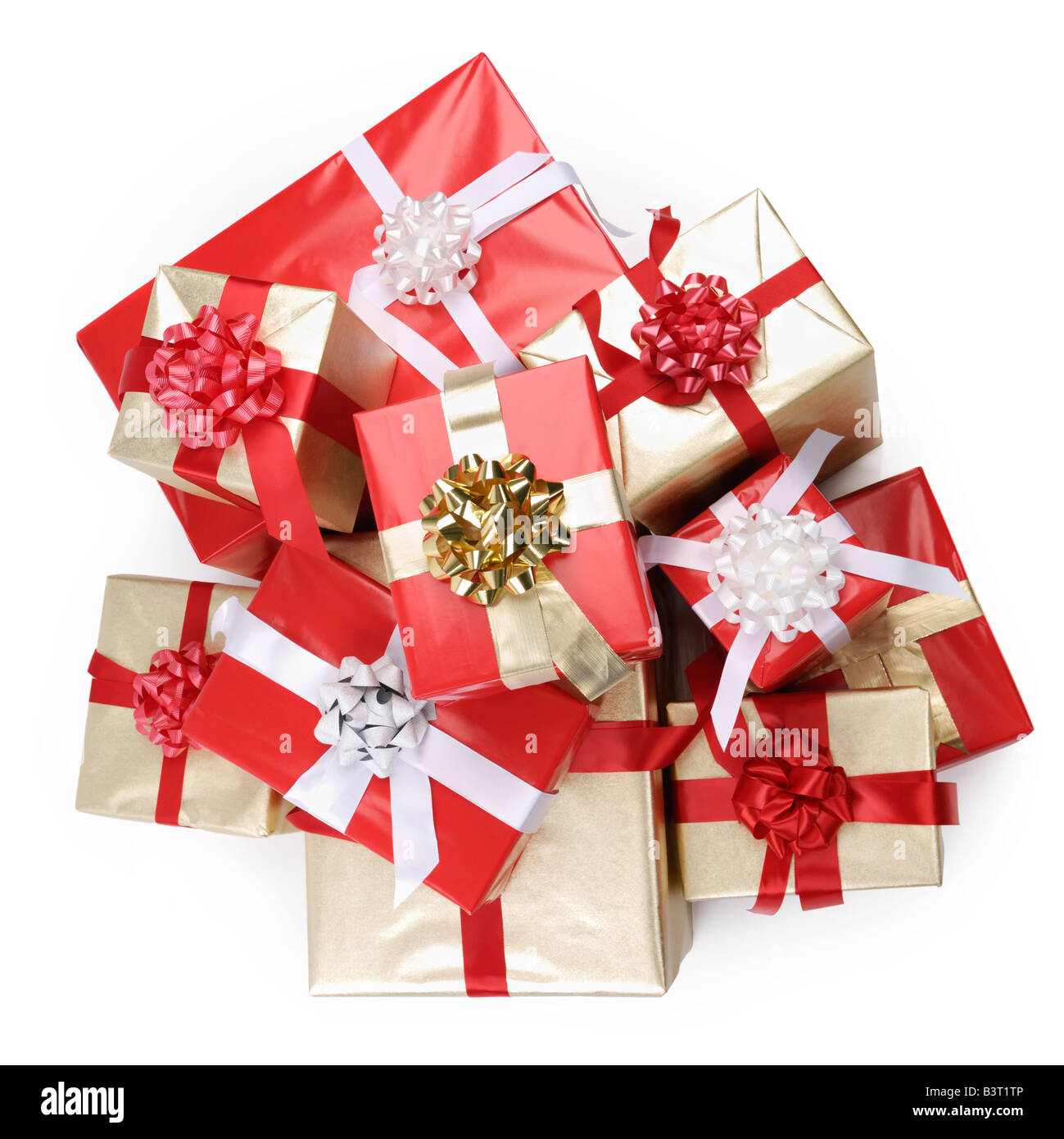 Christmas gifts surprise concept Cut Out Stock Images & Pictures - Alamy
