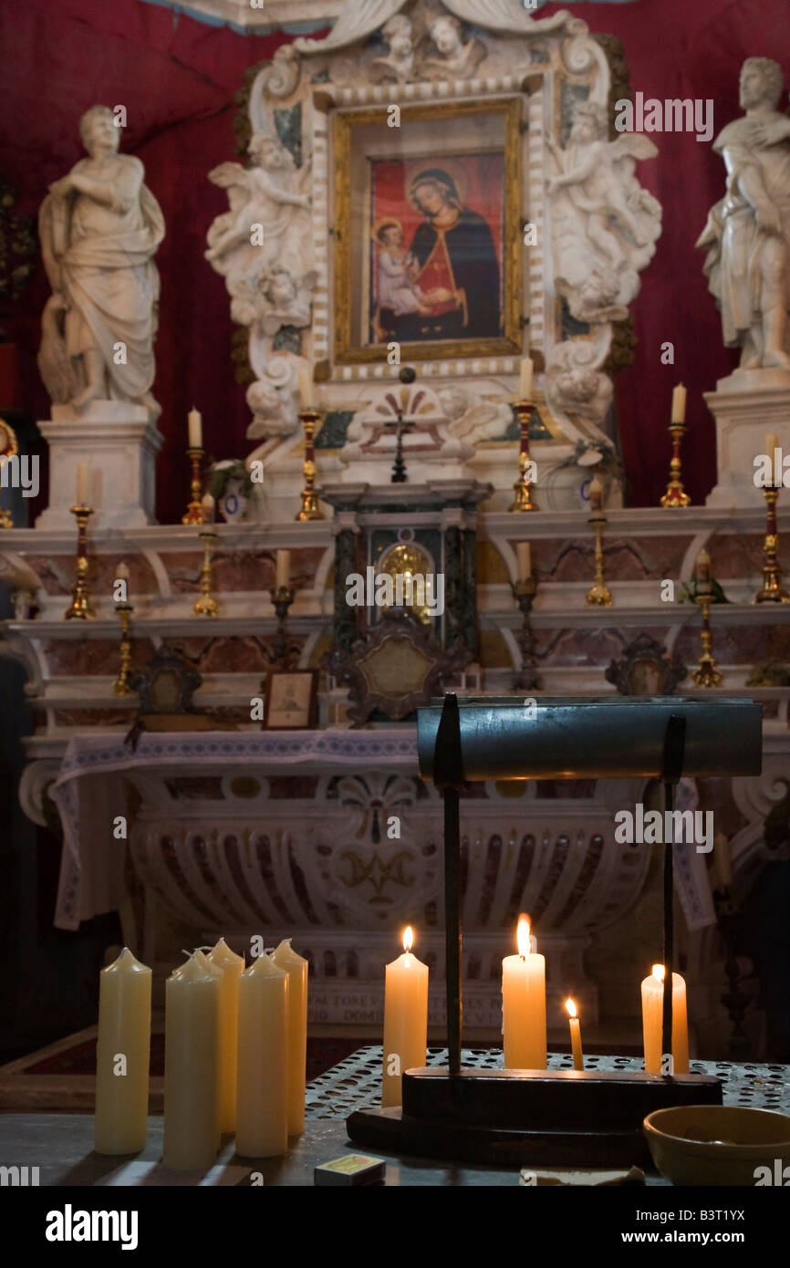 Chapel Our Lady of the Rocks Island Risan Bay of Kotor Montenegro ...