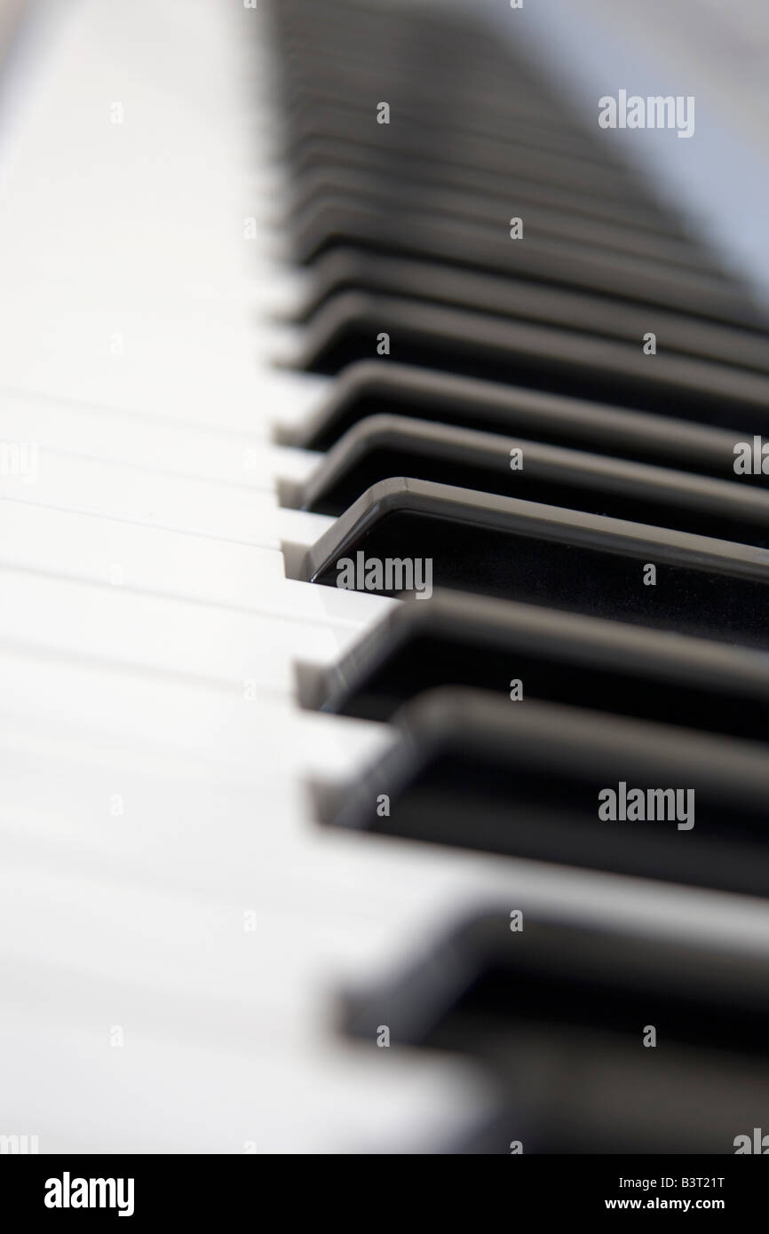 Close up of piano keyboard Stock Photo - Alamy