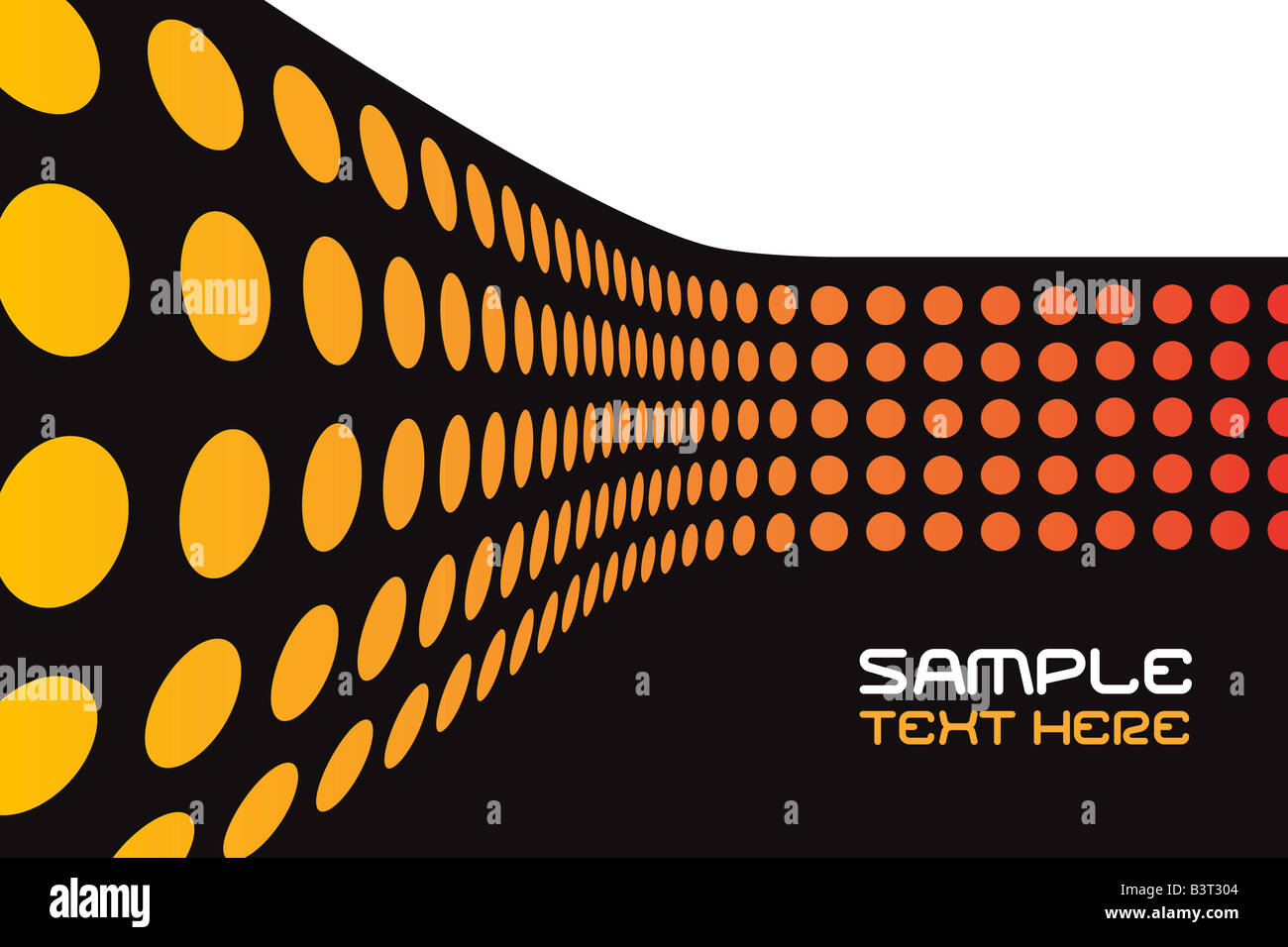 An abstract design with colorful dots arrange in a three dimensional ...