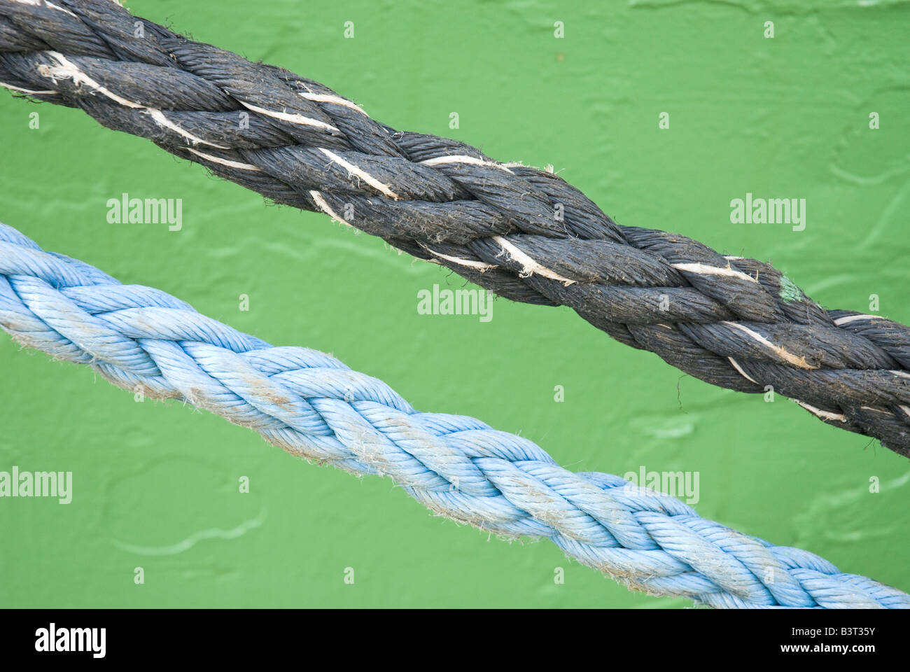 Ropes under tension Stock Photo - Alamy