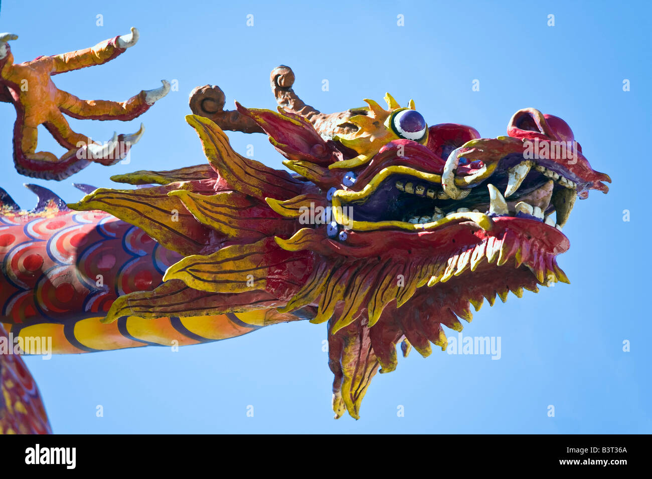 Dragon chinatown international district seattle hi-res stock ...