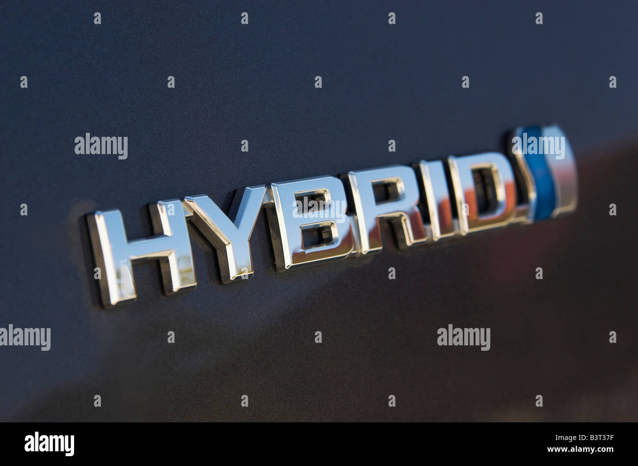 Toyota Prius Hybrid badge. Photo August 2008 Stock Photo - Alamy