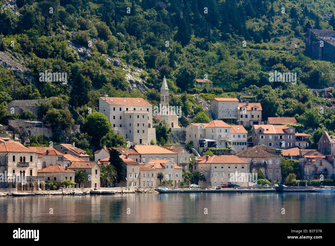 Risan Bay of Kotor Montenegro Europe Stock Photo - Alamy