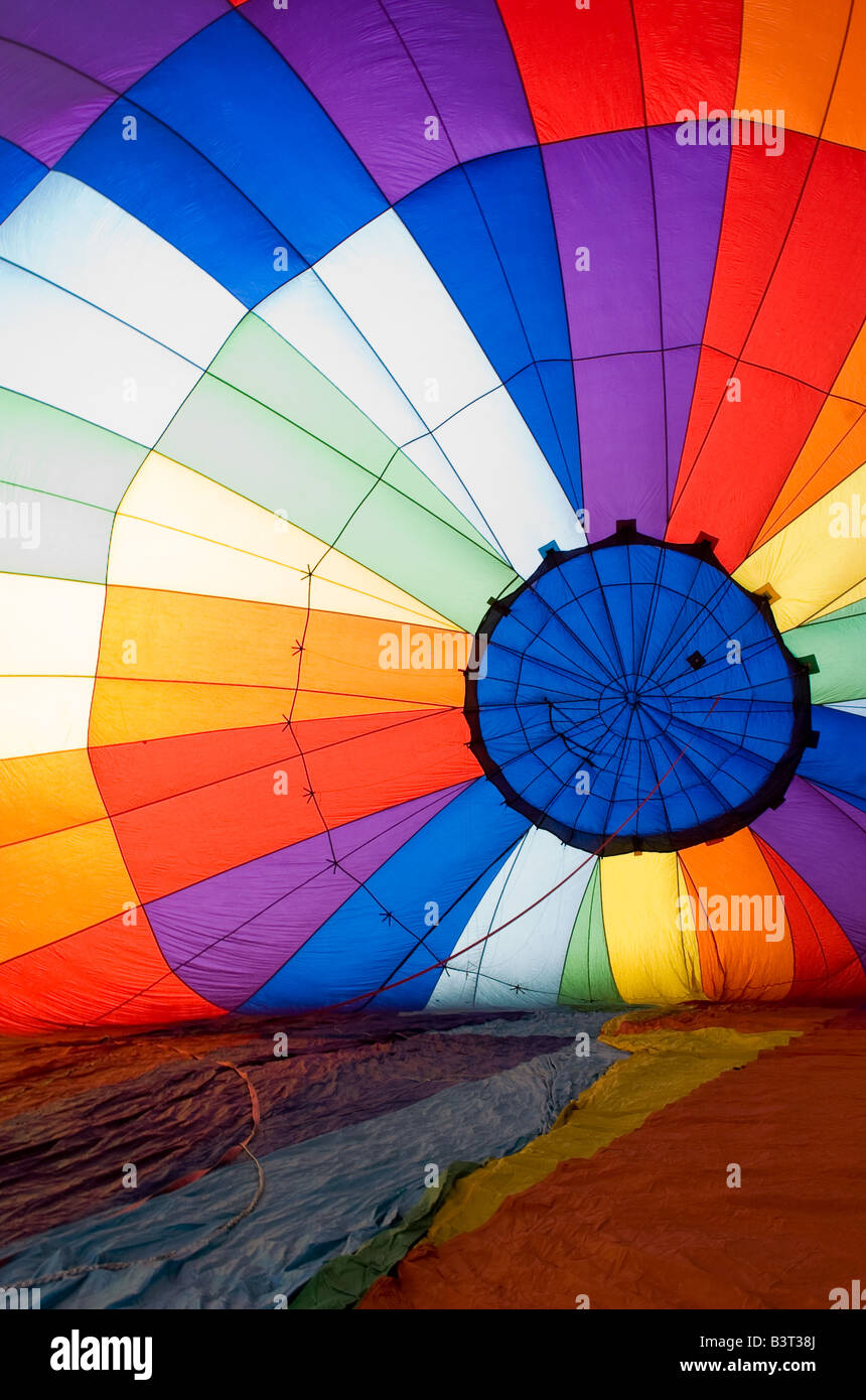 Inside of a hot air balloon Stock Photo - Alamy