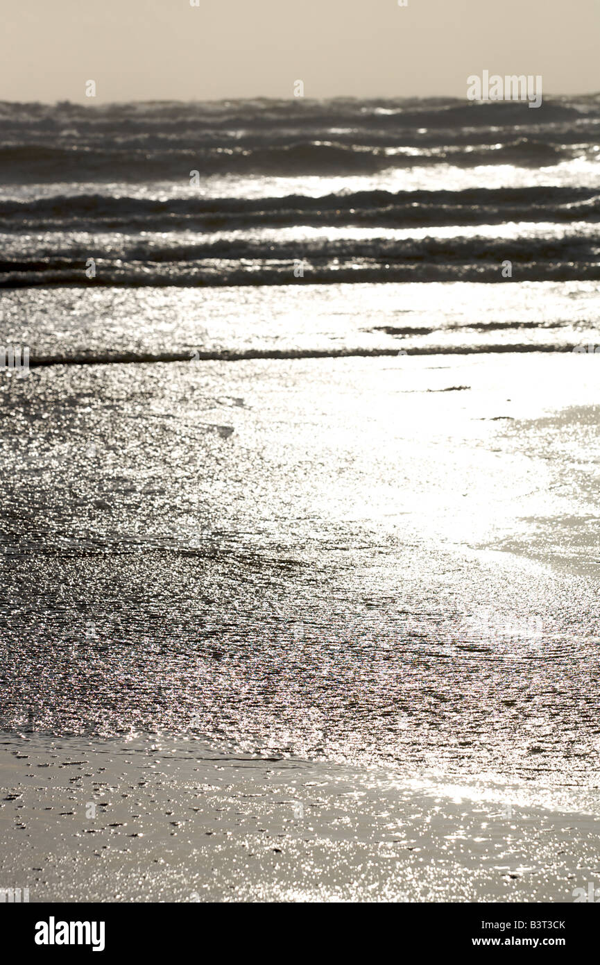 Late afternoon sea with sun hi-res stock photography and images - Alamy