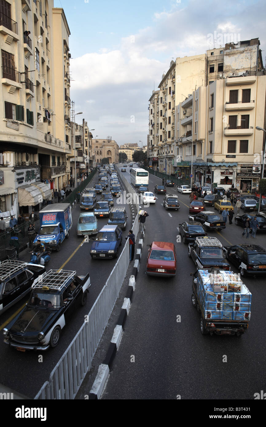 Traffic in Cairo, Egypt Stock Photo - Alamy