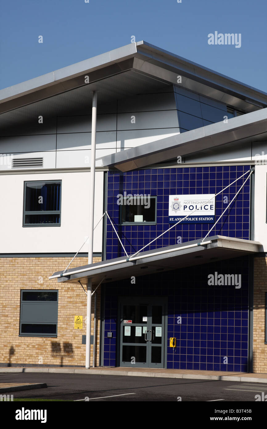 St Ann's Police Station, St Ann's, Nottingham, England U.K Stock Photo ...