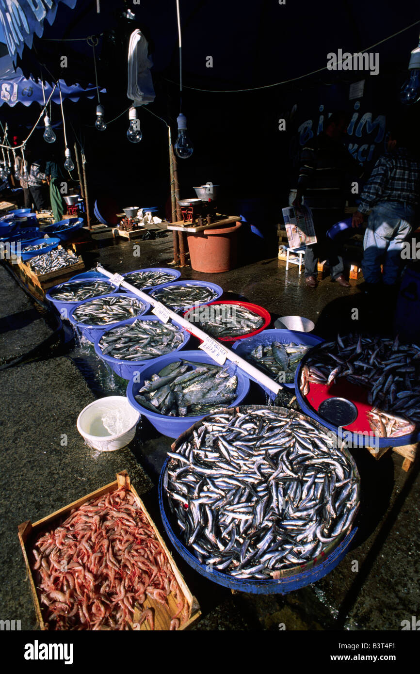 Turkey, Istanbul, fish market Stock Photo - Alamy