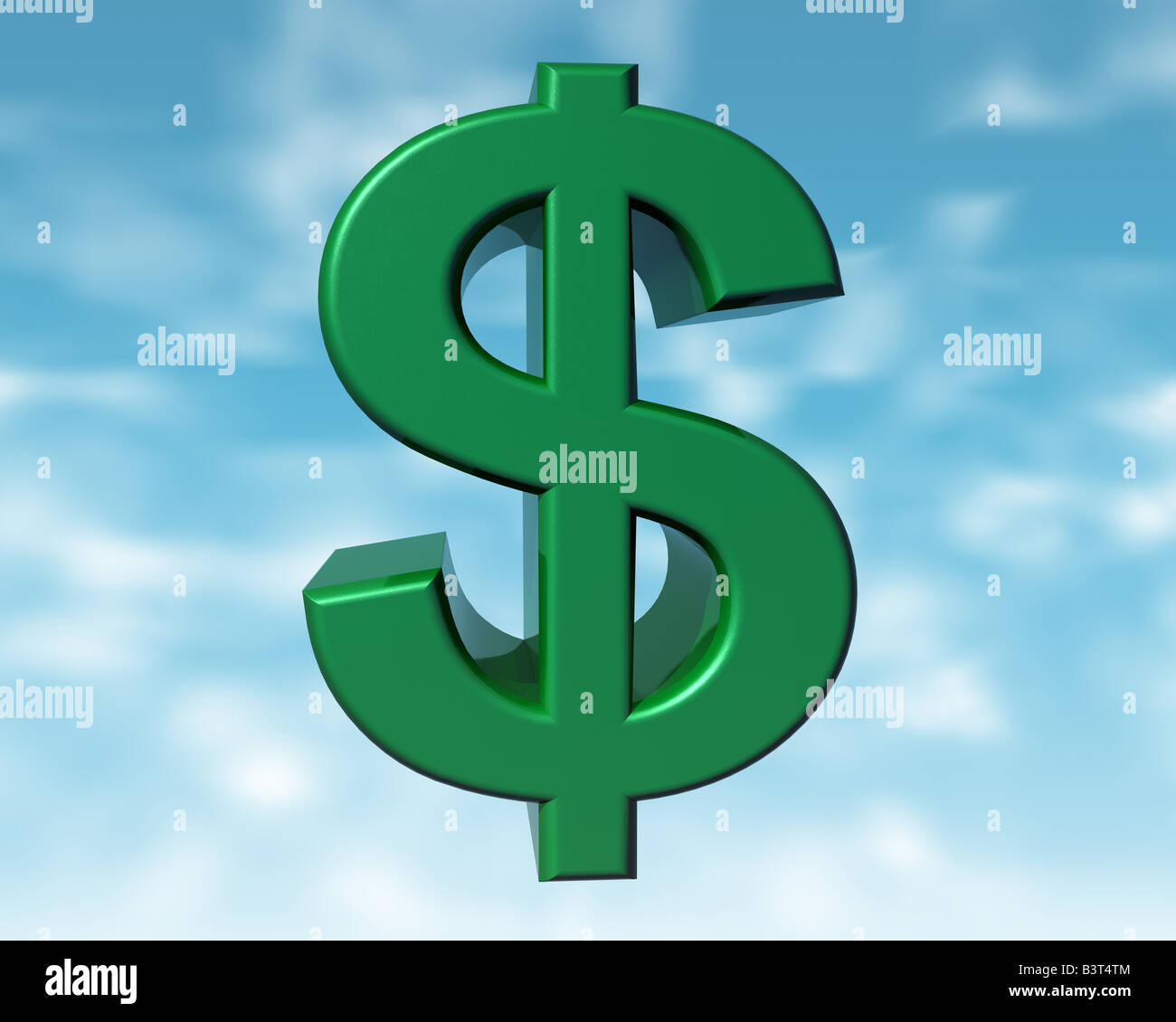 Illustration of the green dollar representing the purchasing power of ...