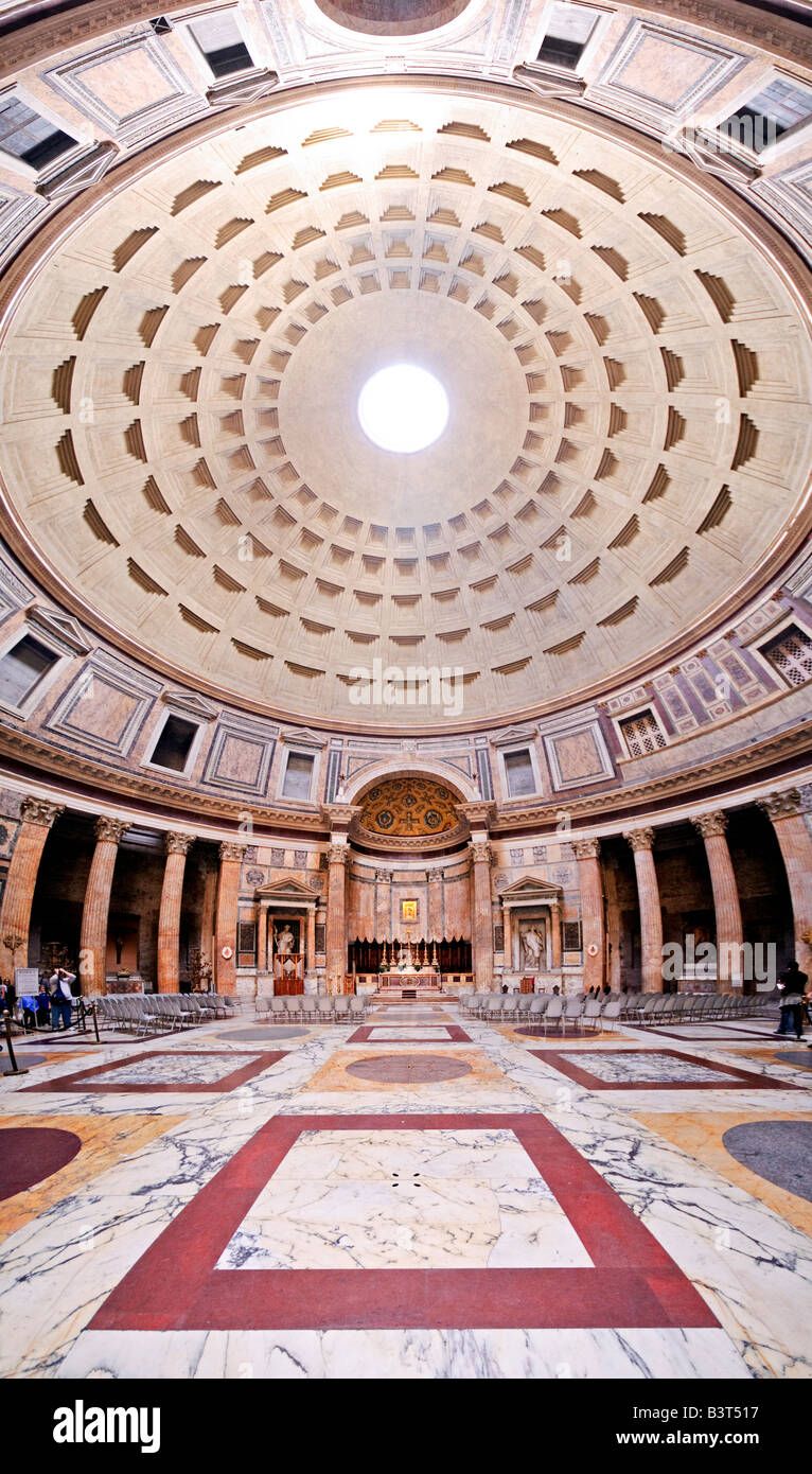 The pantheon rome interior hi-res stock photography and images - Alamy