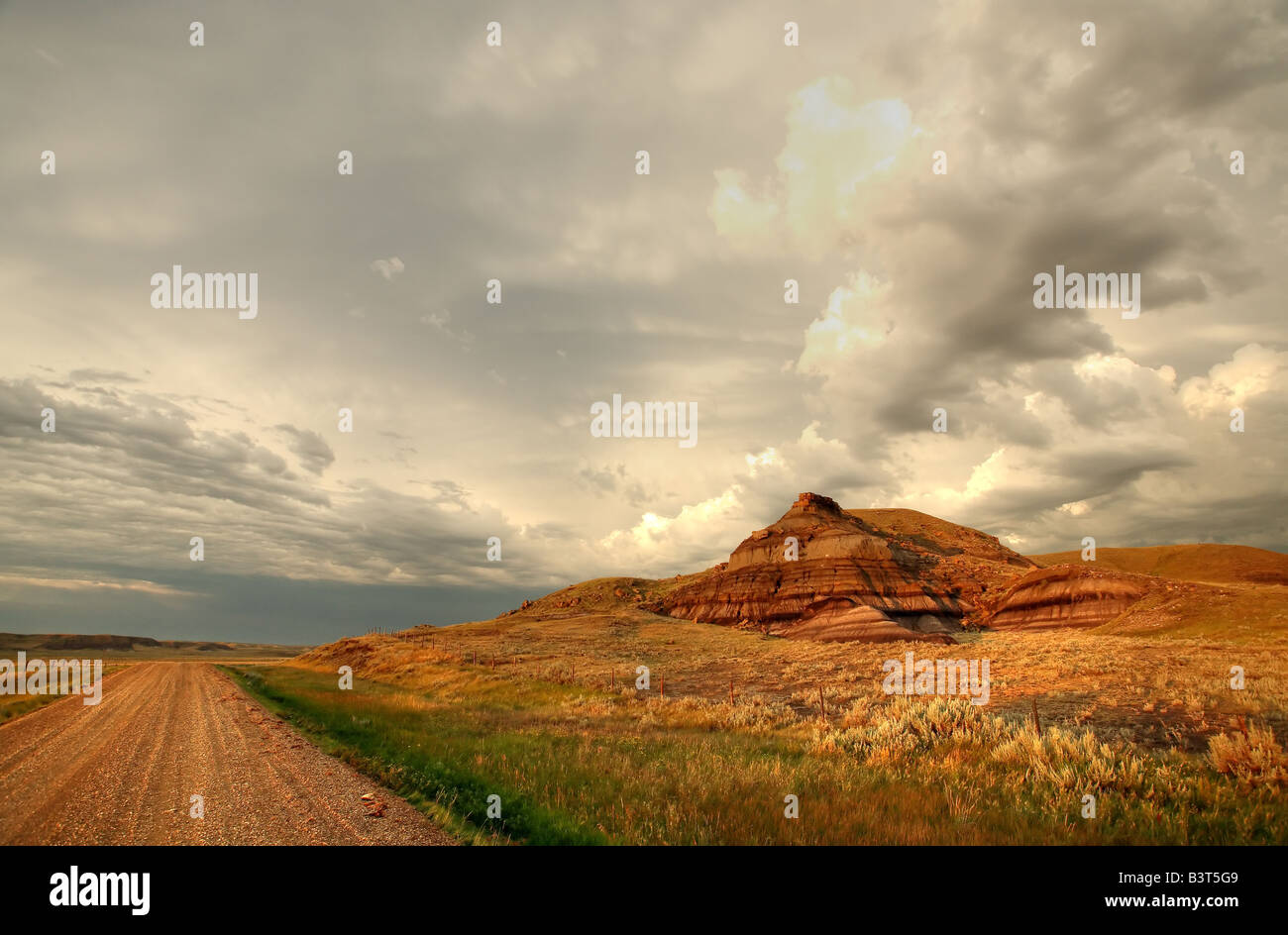 Castle Butte in Big Muddy Valley of Saskatchewan Stock Photo - Alamy
