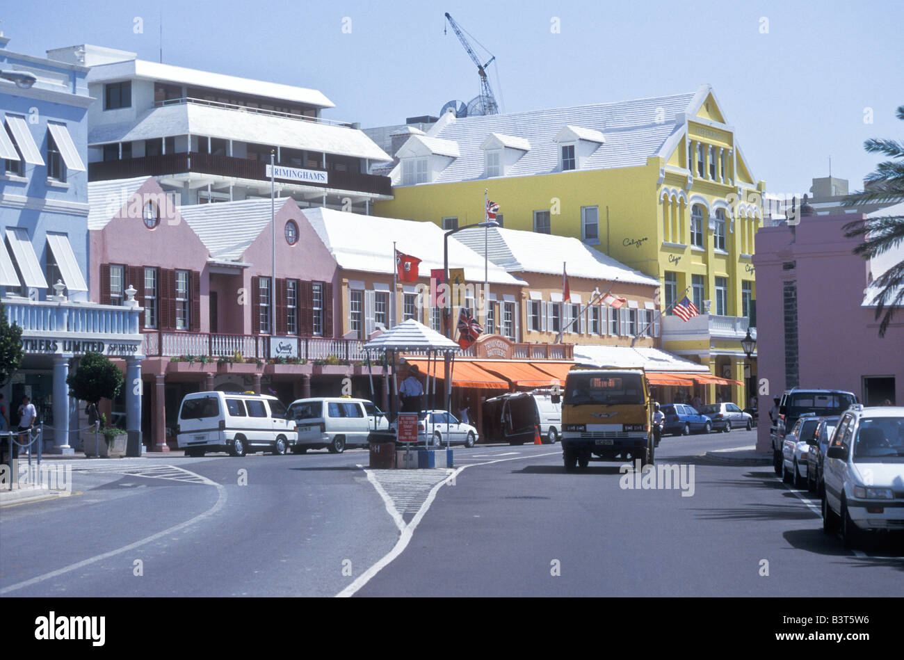 Front Street, Hamilton, Bermuda Stock Photo - Alamy