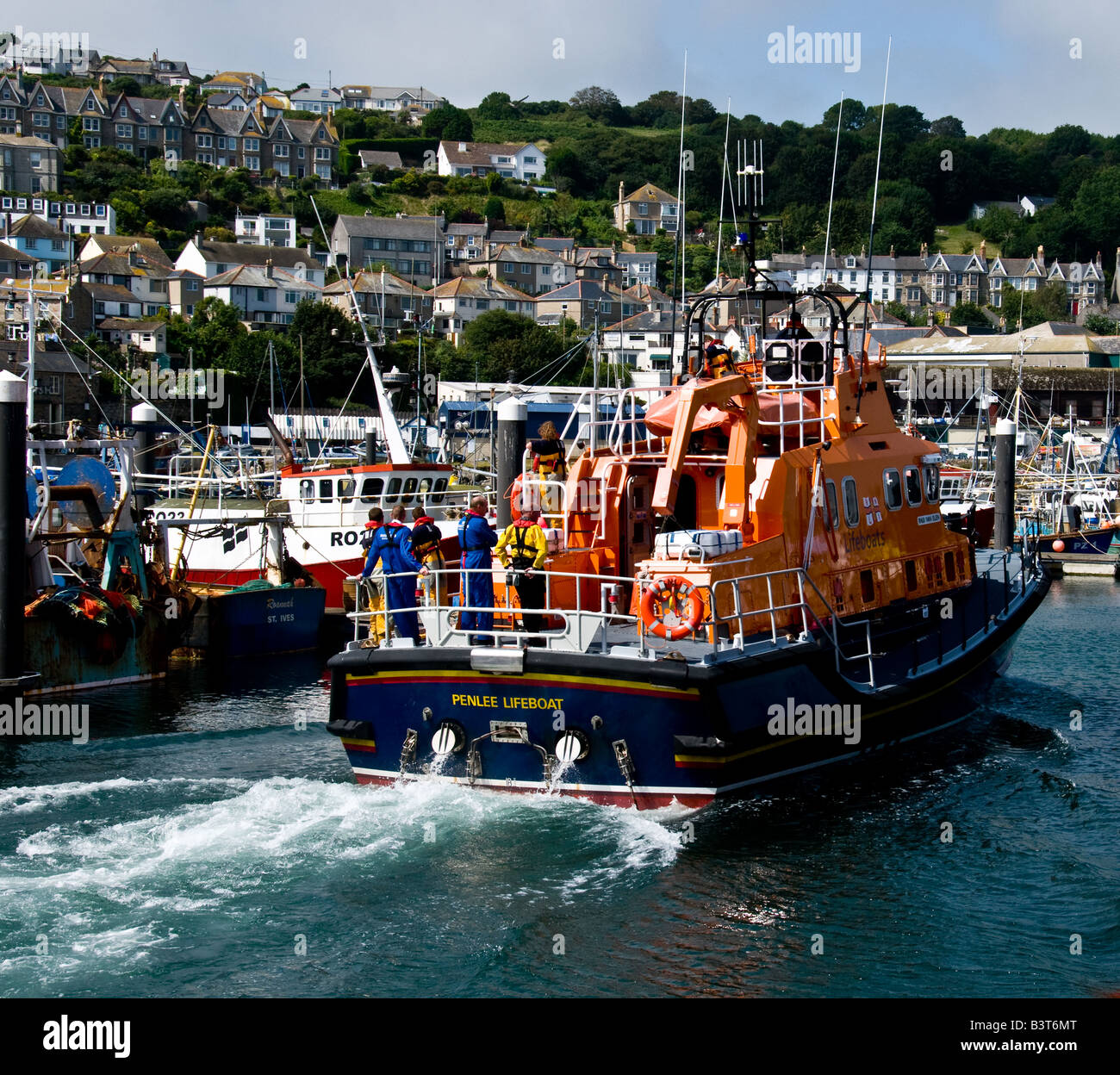 Lifeboat at stern hi-res stock photography and images - Alamy