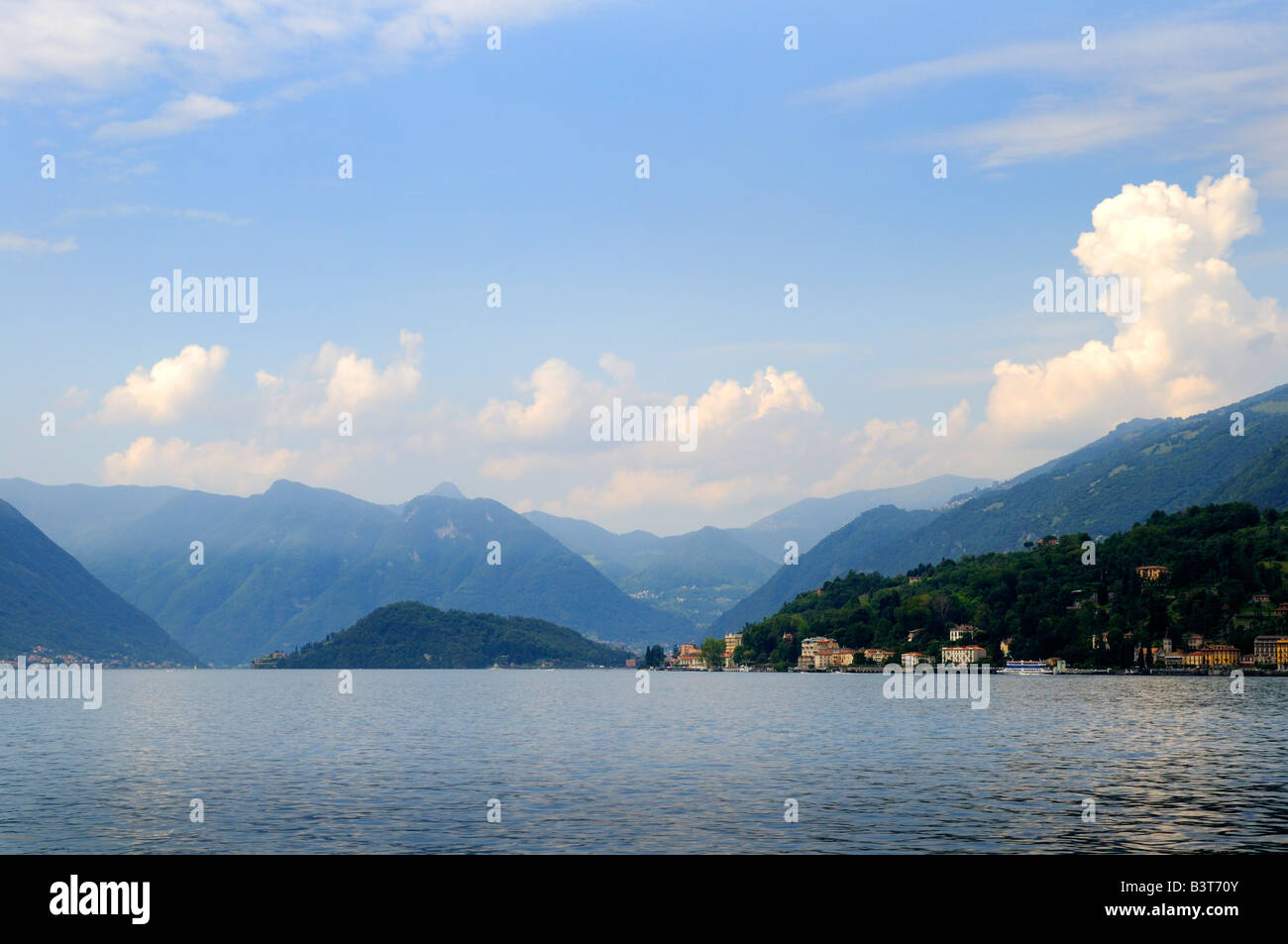 The beautiful Lake Como in Northern Italy from Bellagio Stock Photo - Alamy
