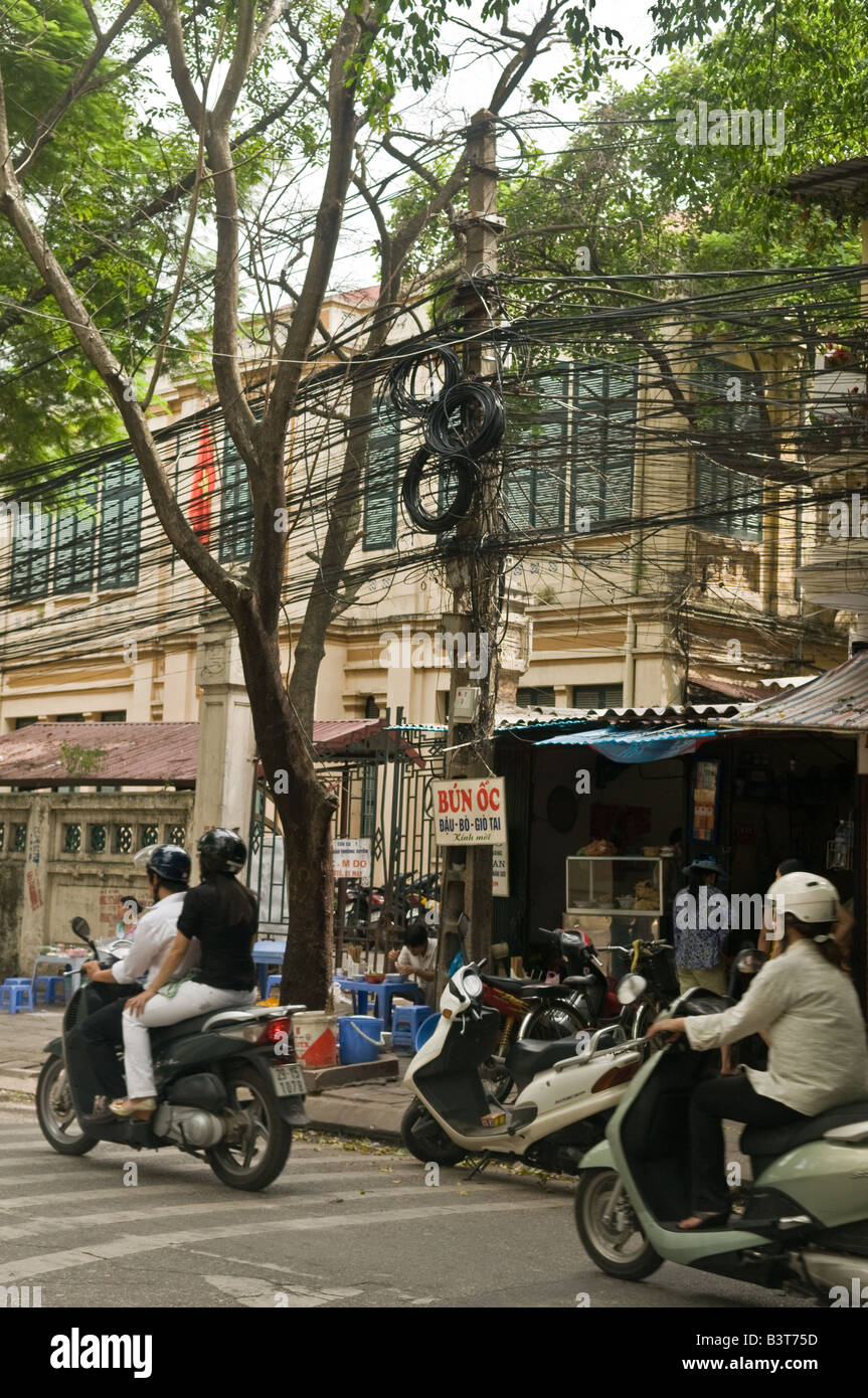A busy street in Hanoi, Vietnam Stock Photo - Alamy