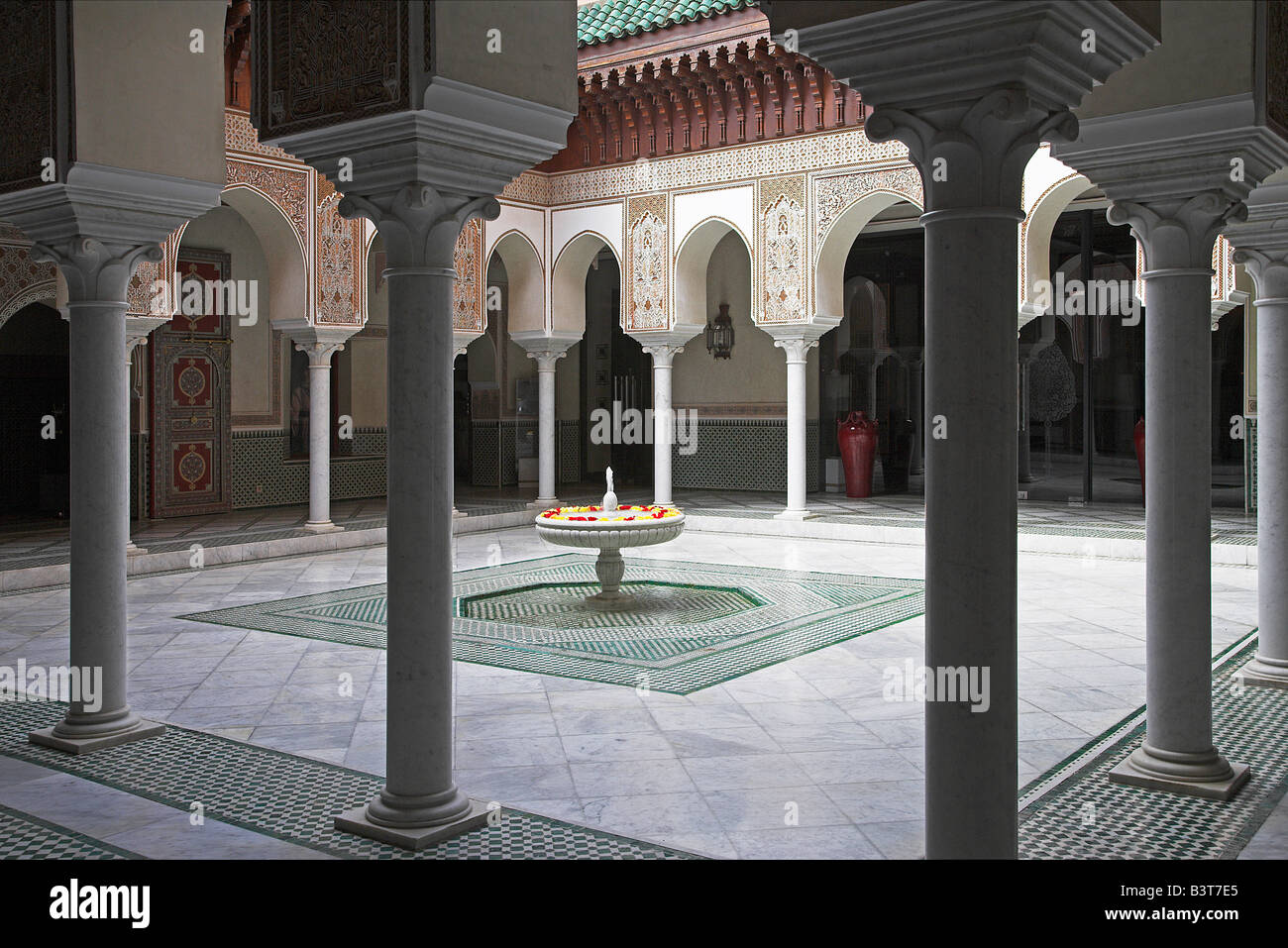 Interior of the famous Mamounia hotel in Marrakech, Morocco Stock Photo ...