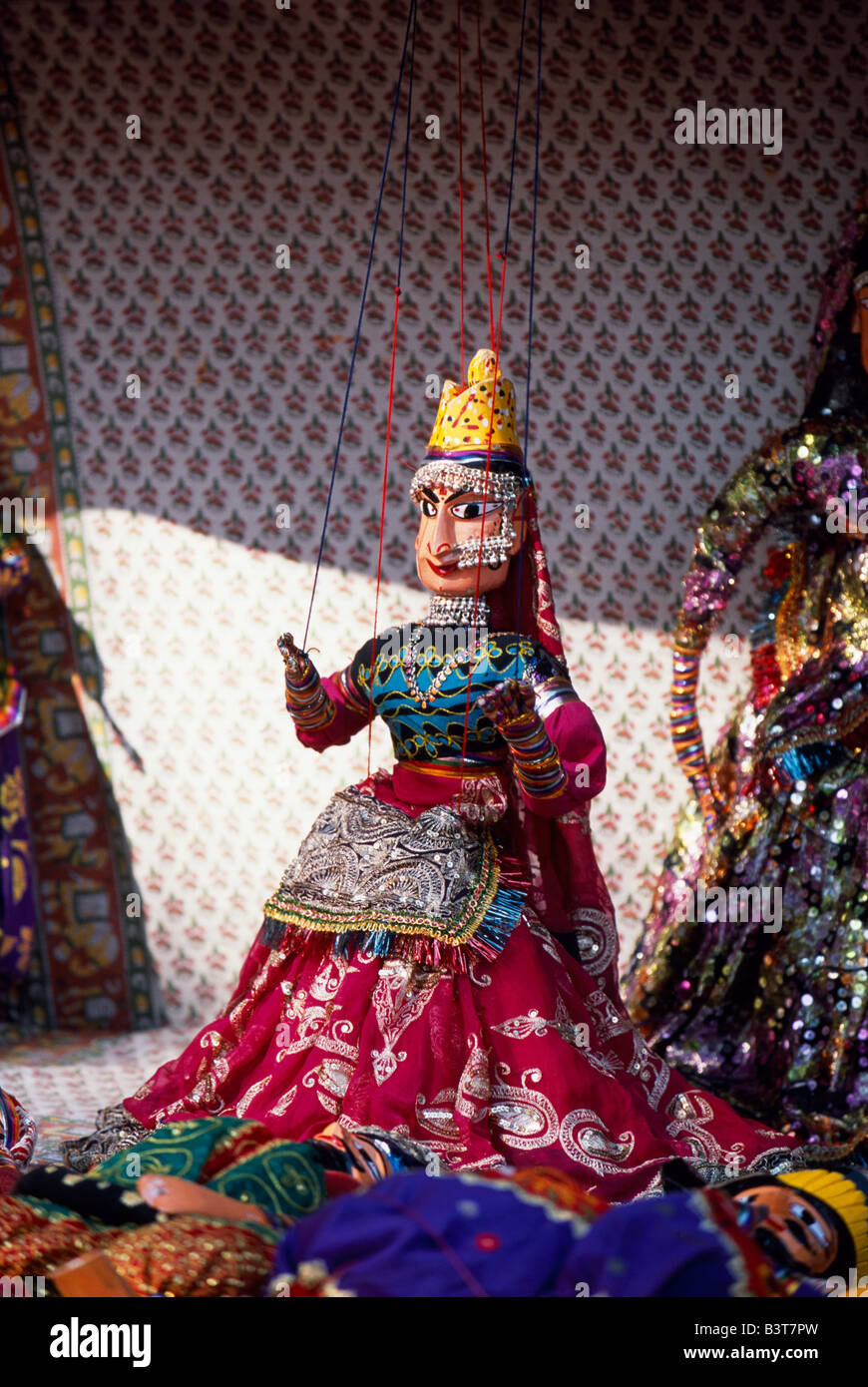 India, Rajasthan, Jaipur. Traditional Rajasthani puppet Stock Photo - Alamy
