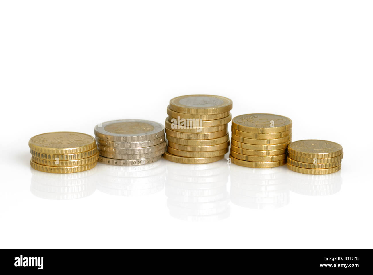 Many different euro coins hi-res stock photography and images - Alamy