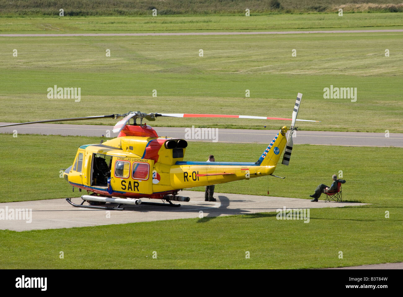 The Royal Netherlands Air Force Agusta Bell AB 412 SP rescue helicopter ...