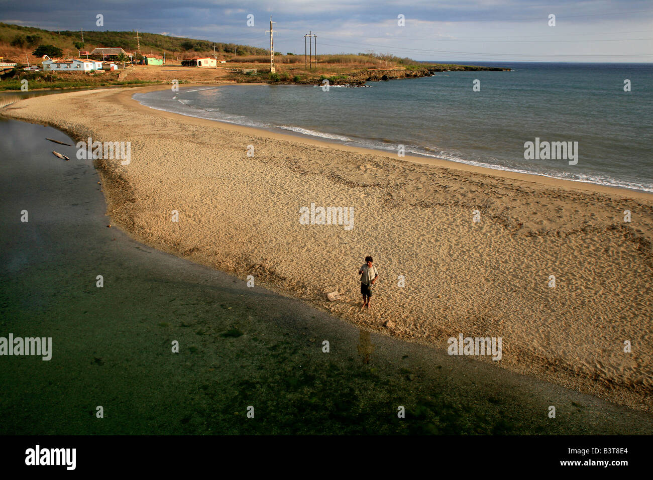 Beach, Playa Las Coloradas, South Coast, Cuba island, West Indies ...