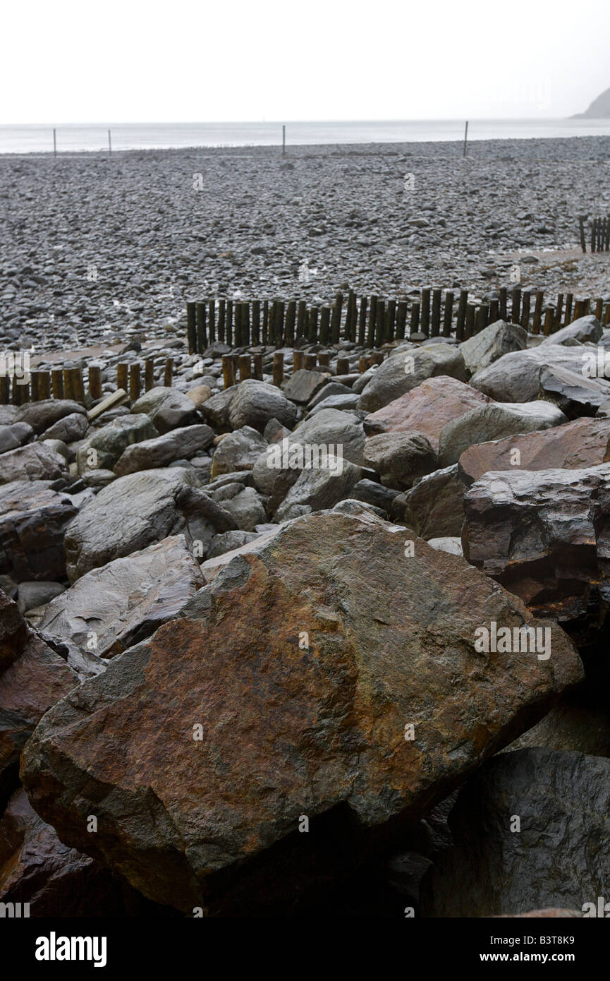 A rocky beach in devon Stock Photo - Alamy
