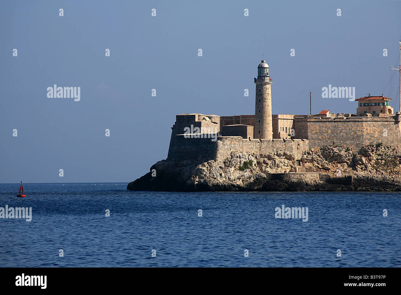 Lighthouse, El Morro castle, Havana, Cuba, West Indies, Central America ...