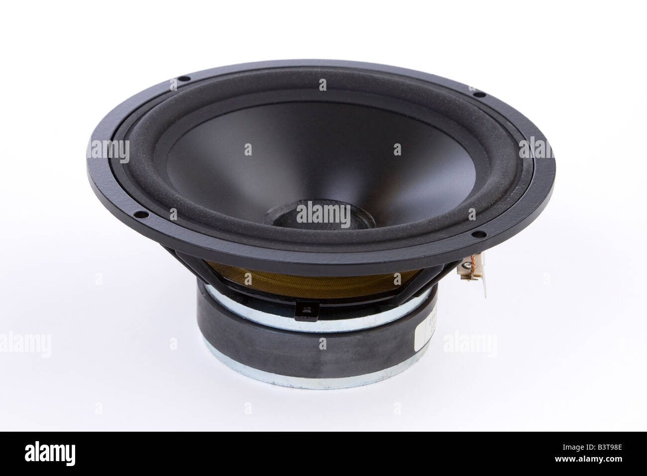 hi-fi loudpeaker bass driver unit Stock Photo - Alamy