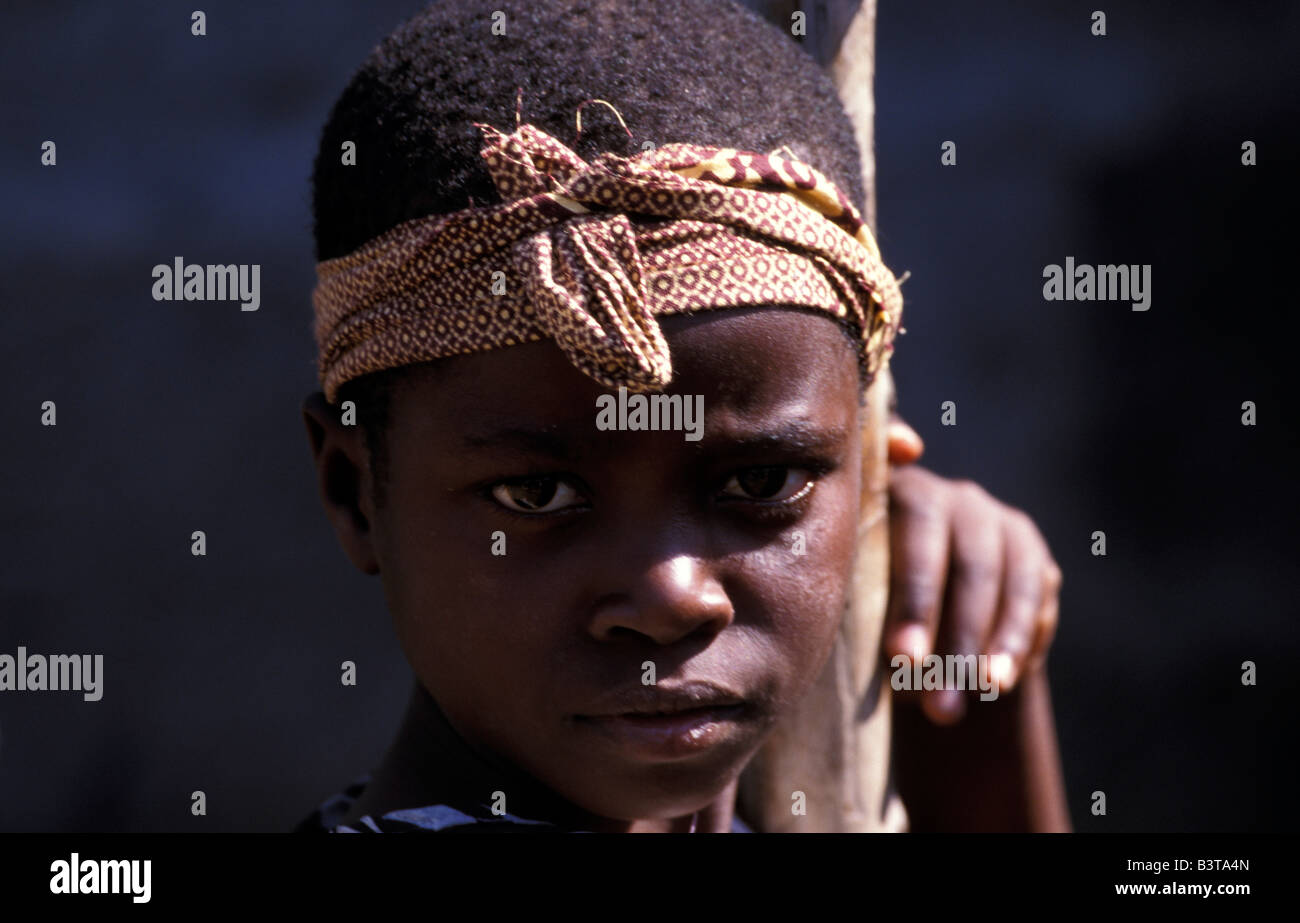 Africa, Kenya, Mfangano Island. A poor child's face Stock Photo - Alamy