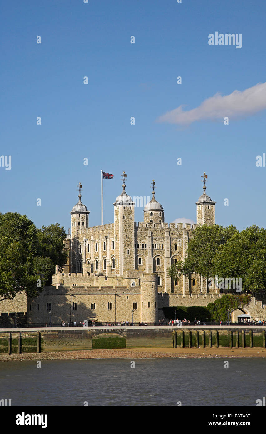England, London. The White Tower at the Tower of London. The original ...