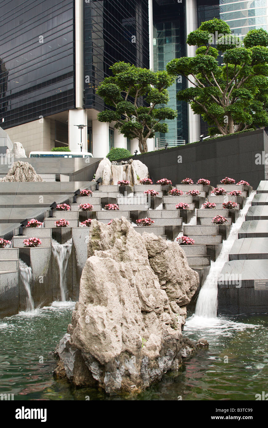 Chinese skyscraper waterfall hi-res stock photography and images - Alamy
