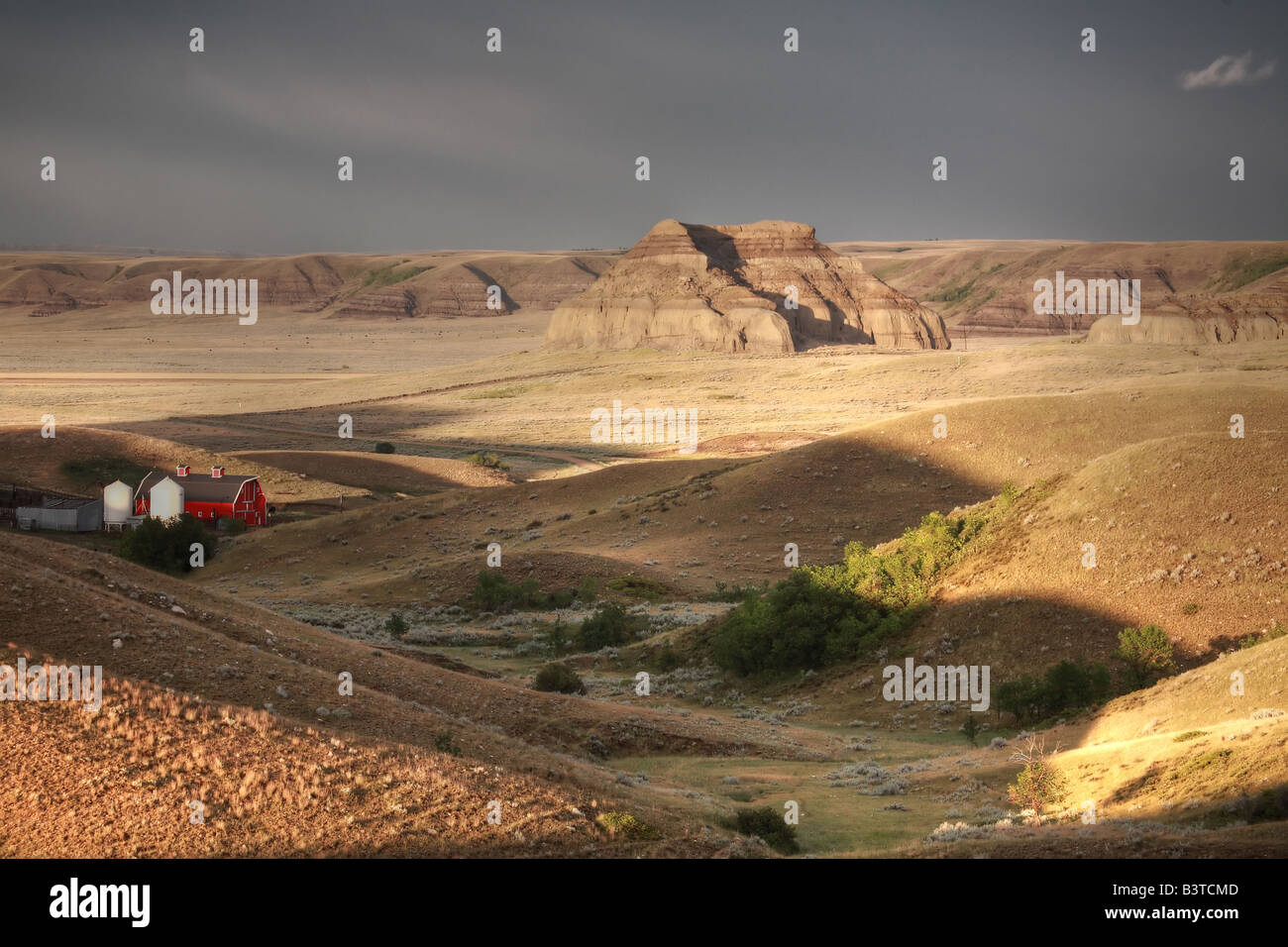 Castle Butte in Big Muddy Valley of Saskatchewan Stock Photo - Alamy