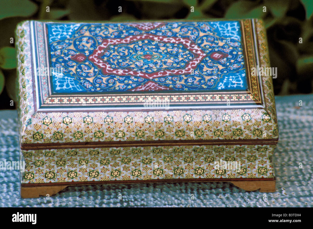 Asia, Iran, Shiraz. Decorated box Stock Photo - Alamy