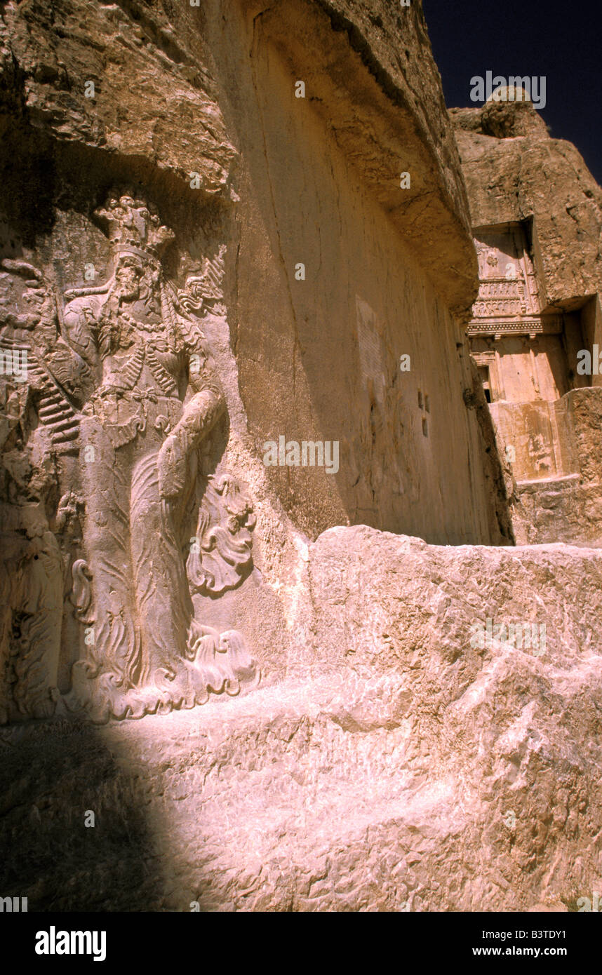 Asia, Iran, Naqsh-e Rustam. Royal tombs Stock Photo - Alamy