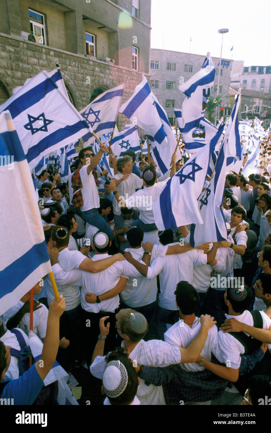 Asia, Israel, Jerusalem. Jerusalem Day Parade Stock Photo - Alamy