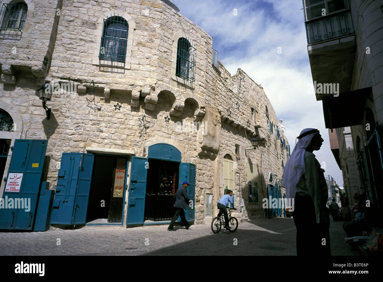 Asia, Israel, Bethlehem. Palestinian Architecture in the Old City Stock ...