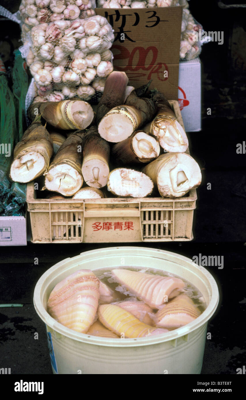 Japan, Tokyo. Bamboo tips Stock Photo - Alamy