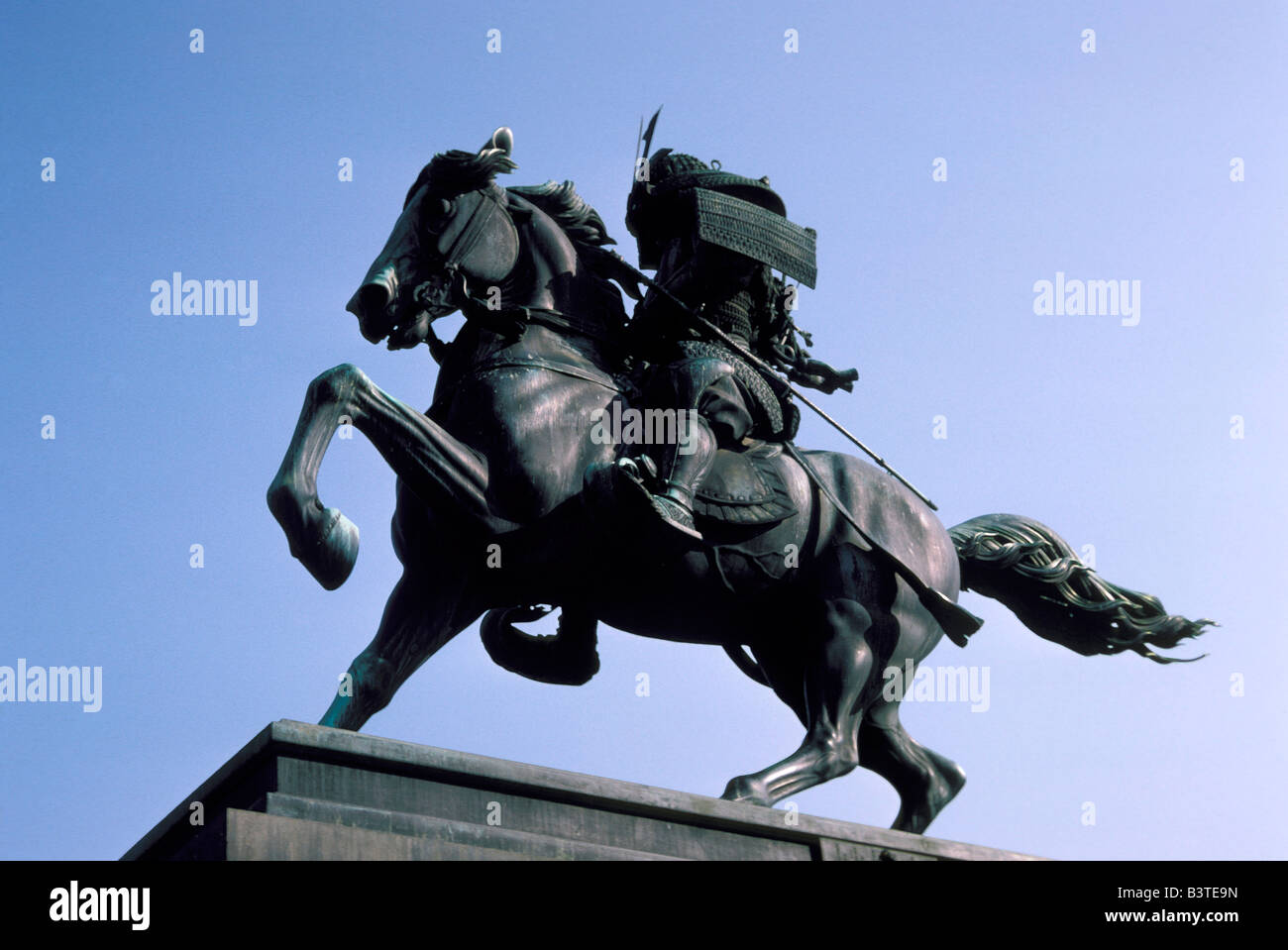 Japan, Tokyo. Imperial Palace, Samurai Statue Stock Photo - Alamy