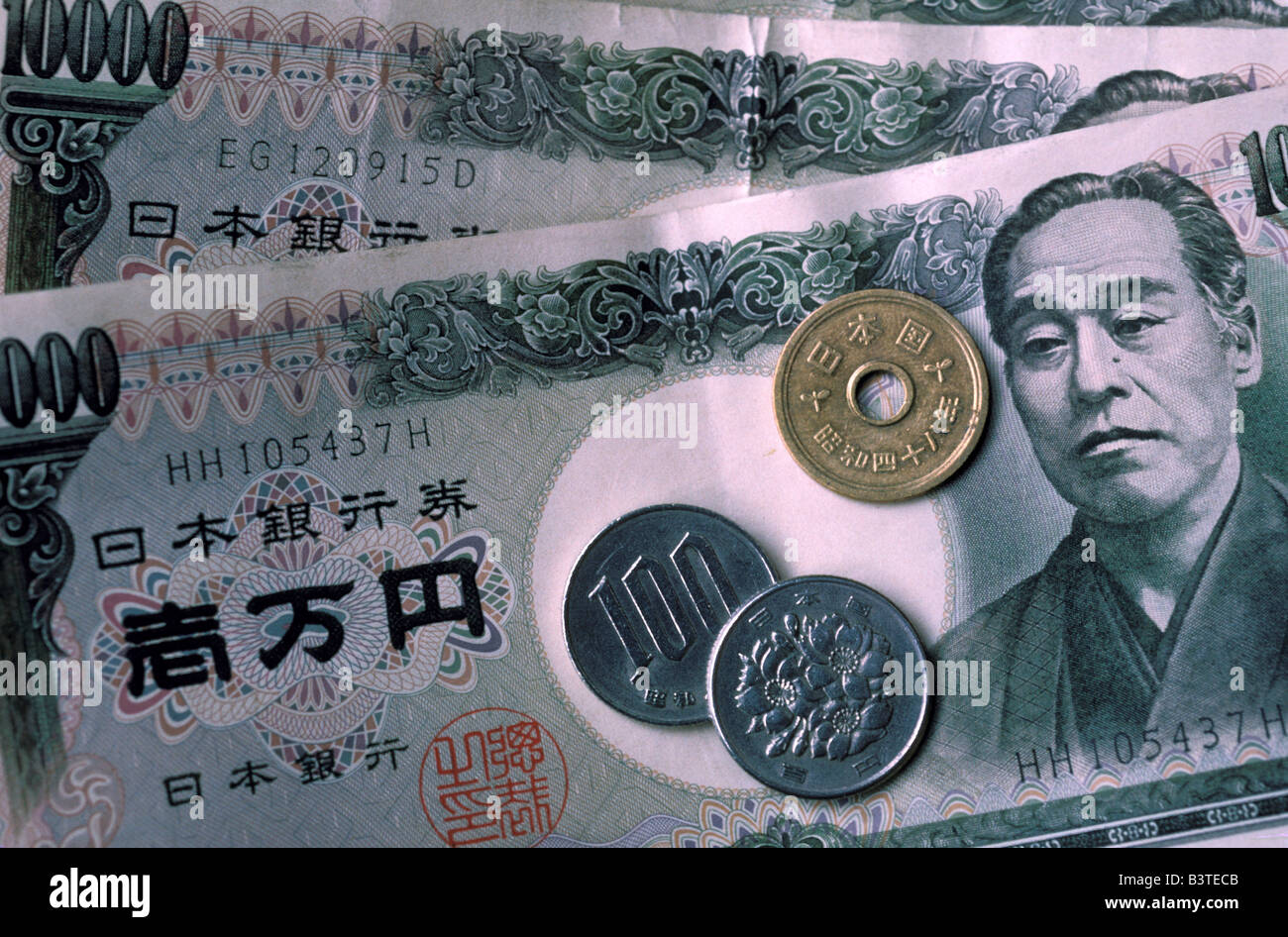 Japan. Yen, japanese currency Stock Photo - Alamy