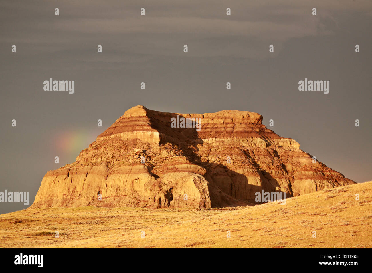 Castle Butte in Big Muddy Valley of Saskatchewan Stock Photo - Alamy