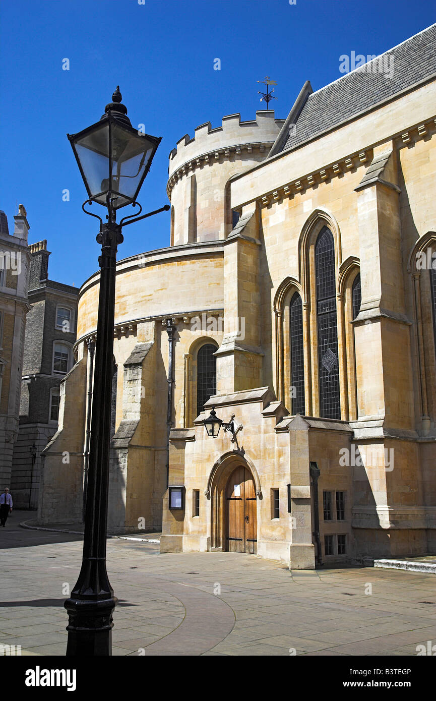 England, London, Temple Church. Temple Church is a late 12th Century ...