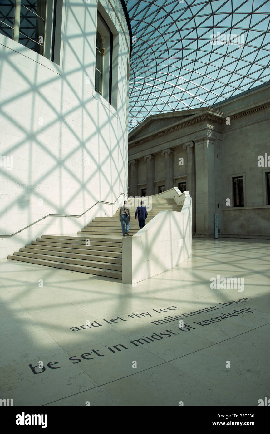 England, London. The Great Court in the British Museum, opened in 2000 ...