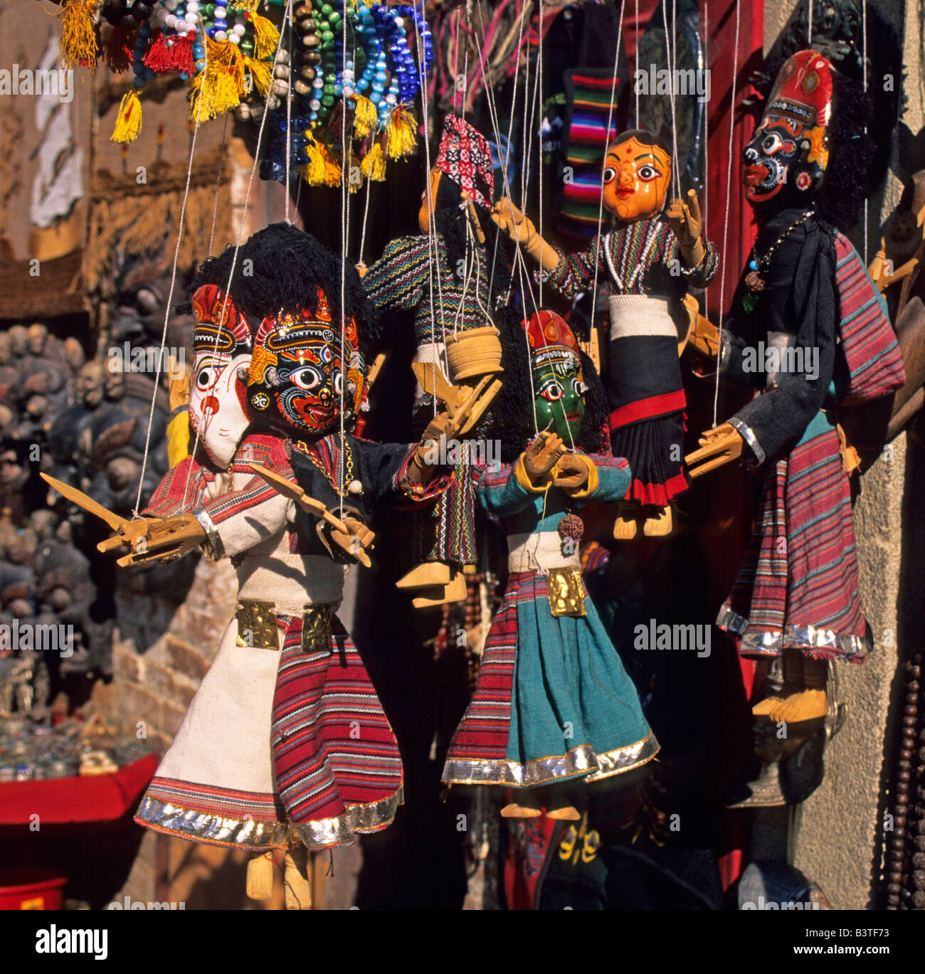 Asia, Nepal. Puppets Stock Photo - Alamy