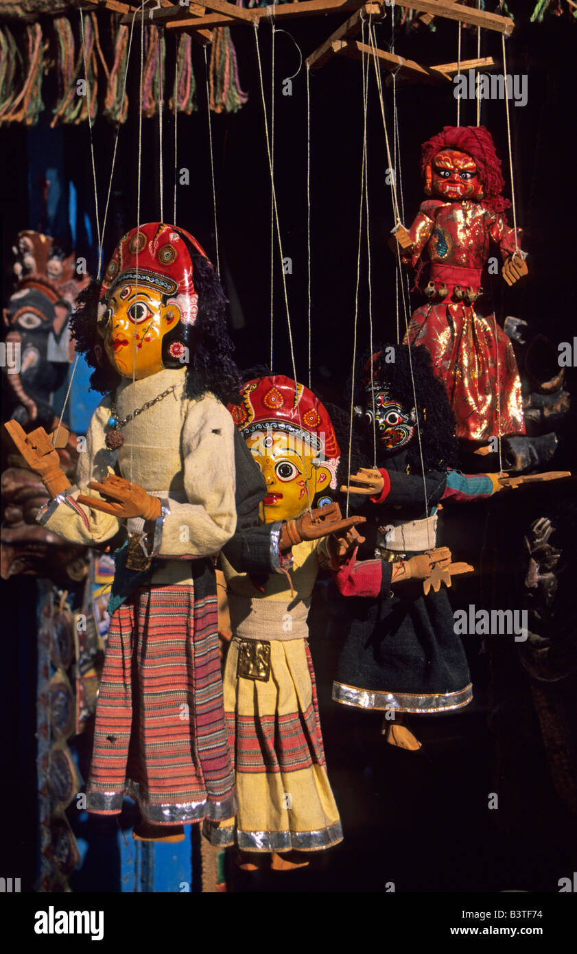 Asia, Nepal. Puppets Stock Photo - Alamy