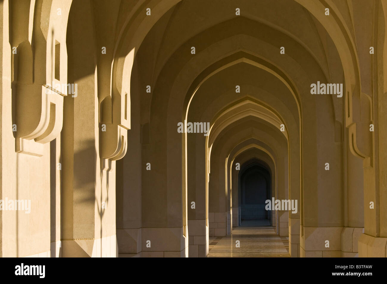 Oman, Muscat, Walled City of Muscat. Arabian Arches by the Sultan's ...