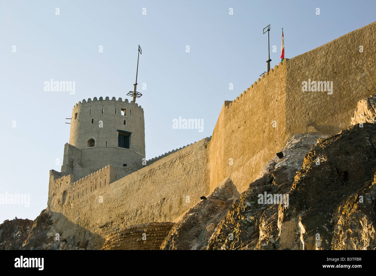 Oman, Muscat, Mutrah. Mutrah Fort / Morning View Stock Photo - Alamy